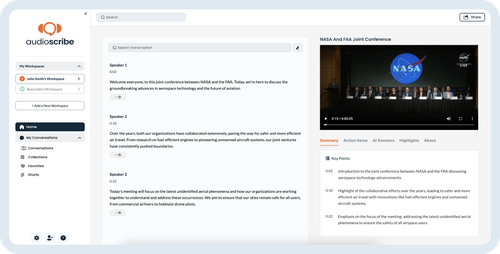 AudioScribe.io - AI Video & Audio Transcription Service